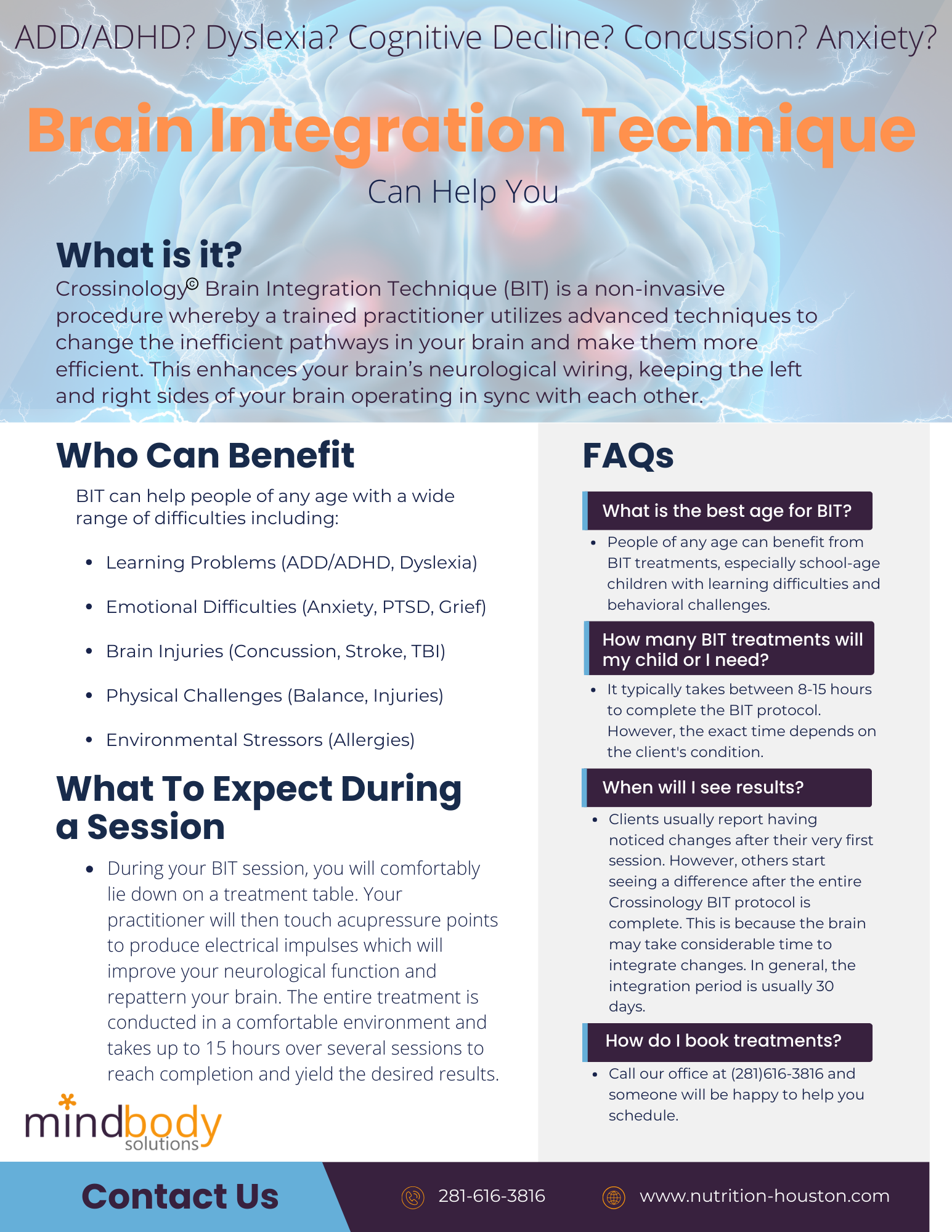 Brain Integration Technique Houston | Neurotherapy For Stress, Focus & Healing